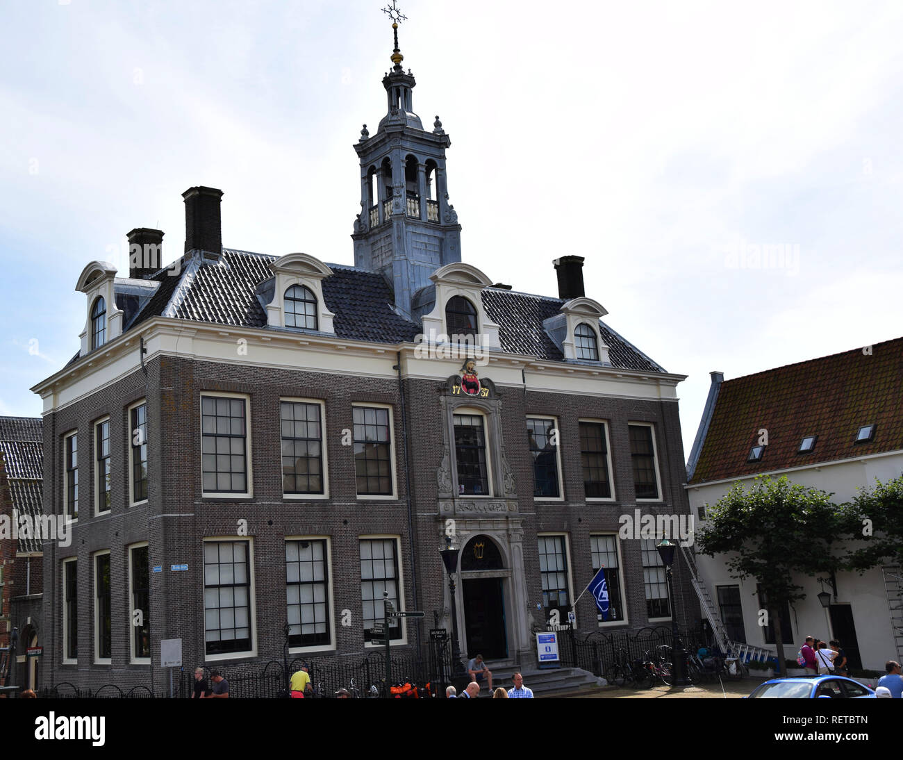 Historic town of Edam - Origin of the famous Edamer Cheese Stock Photo ...