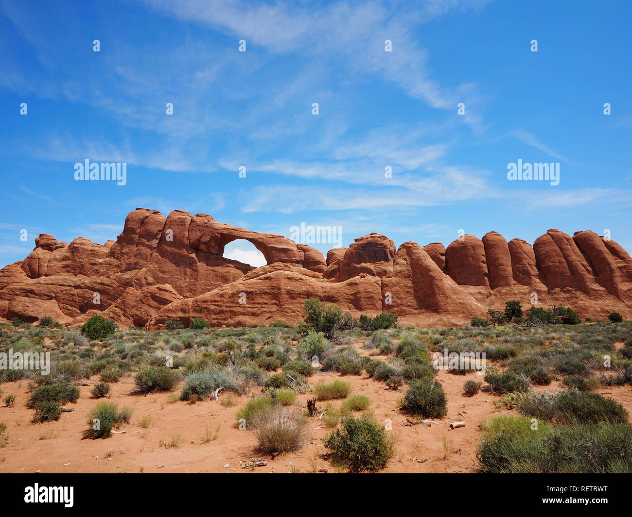 Scenic drive in Arches National Park, Moab, Utah, USA Stock Photo - Alamy