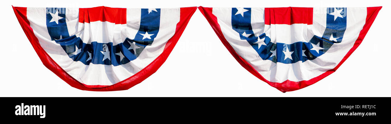 Patriotic Election Bunting Decorations Stock Photo - Alamy