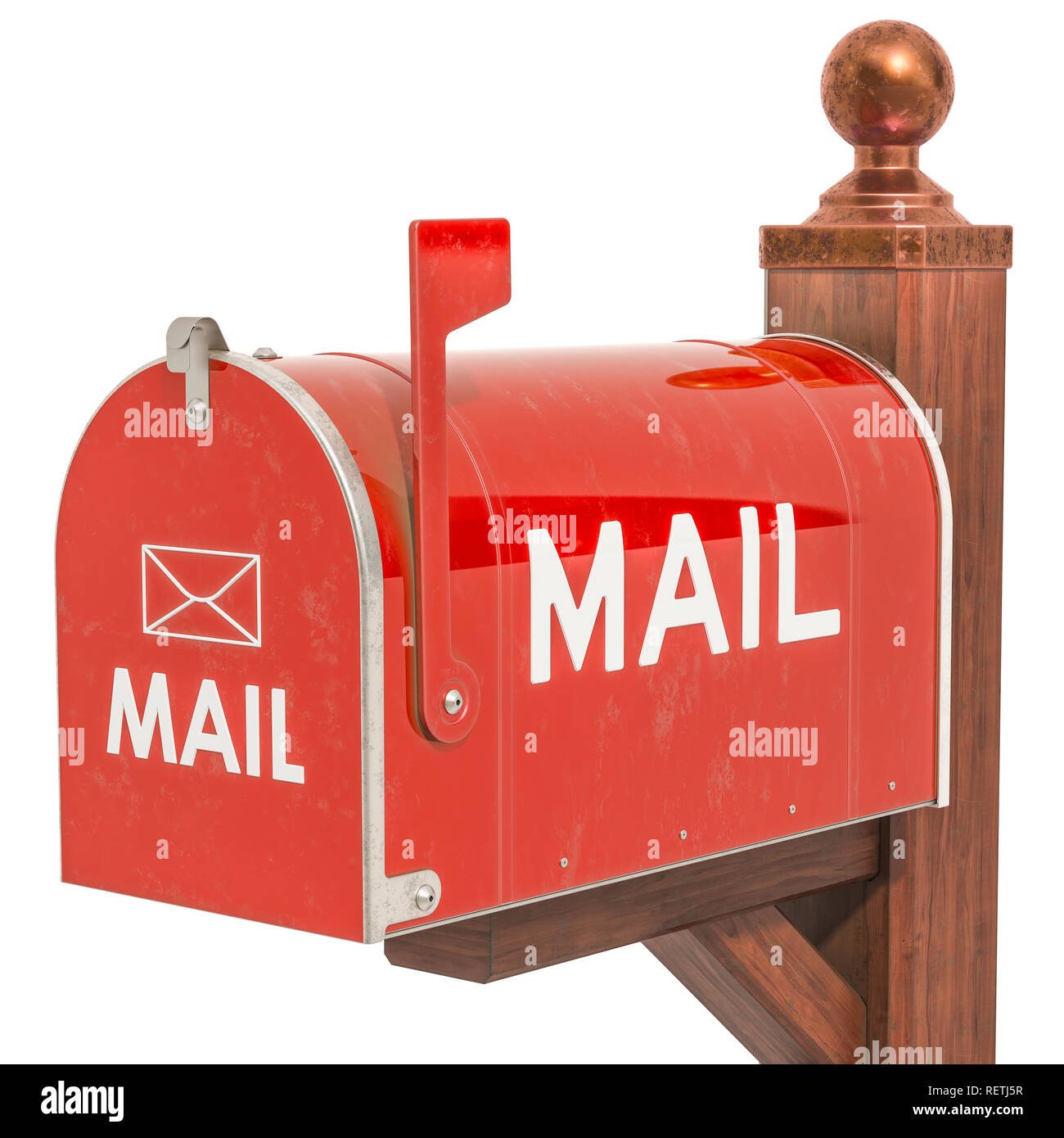 Postbox american flag Cut Out Stock Images & Pictures - Alamy