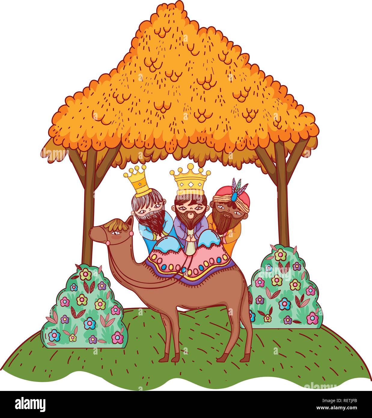 magi biblical characters Stock Vector Image & Art - Alamy