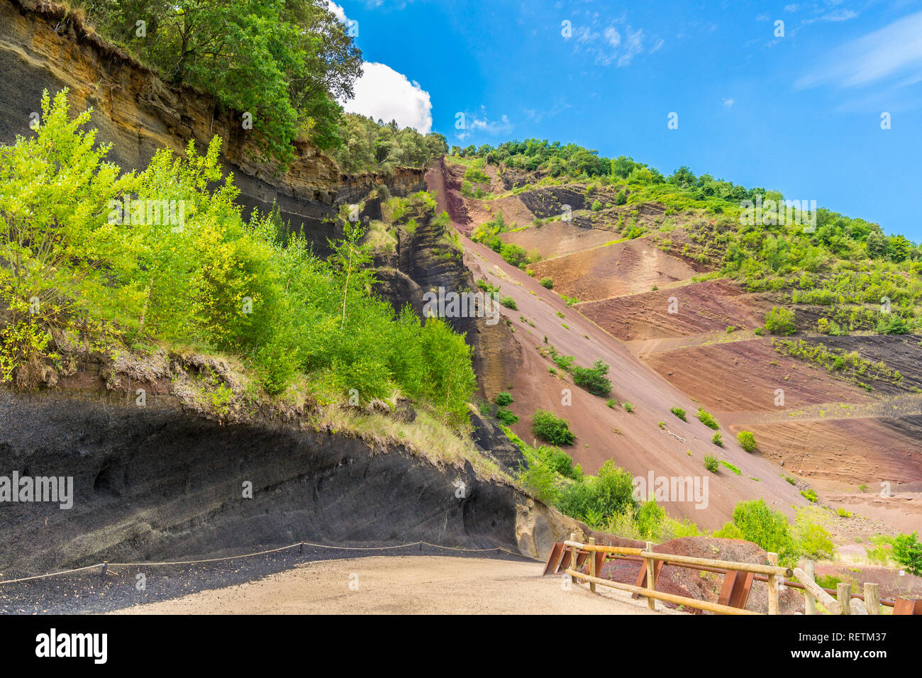 The Croscat Volcano, Garrotxa (Catalonia, Spain Stock Photo - Alamy
