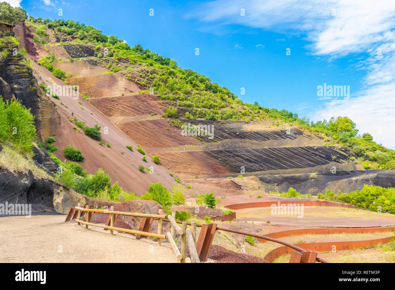 The Croscat Volcano, Garrotxa (Catalonia, Spain Stock Photo - Alamy