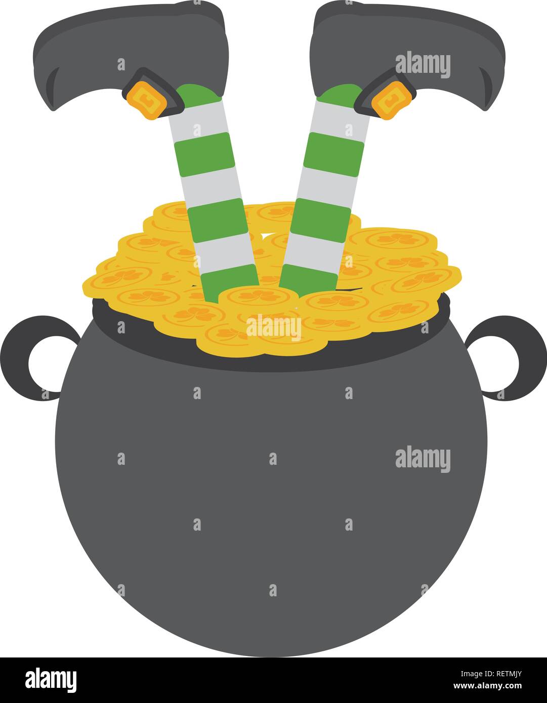 Day one green man Stock Vector Images - Alamy