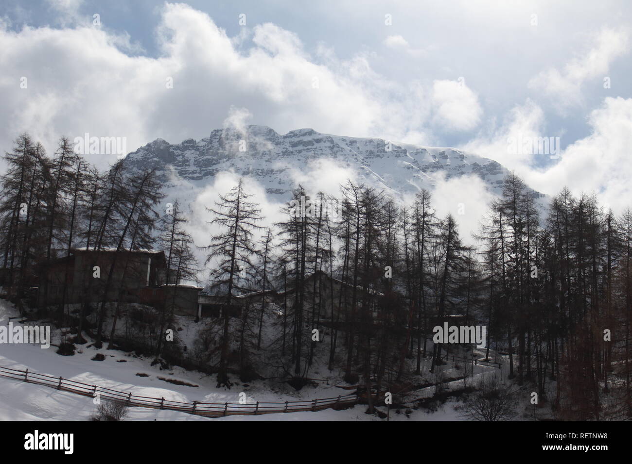 Mountain View in the Tyrolean Alps Stock Photo - Alamy