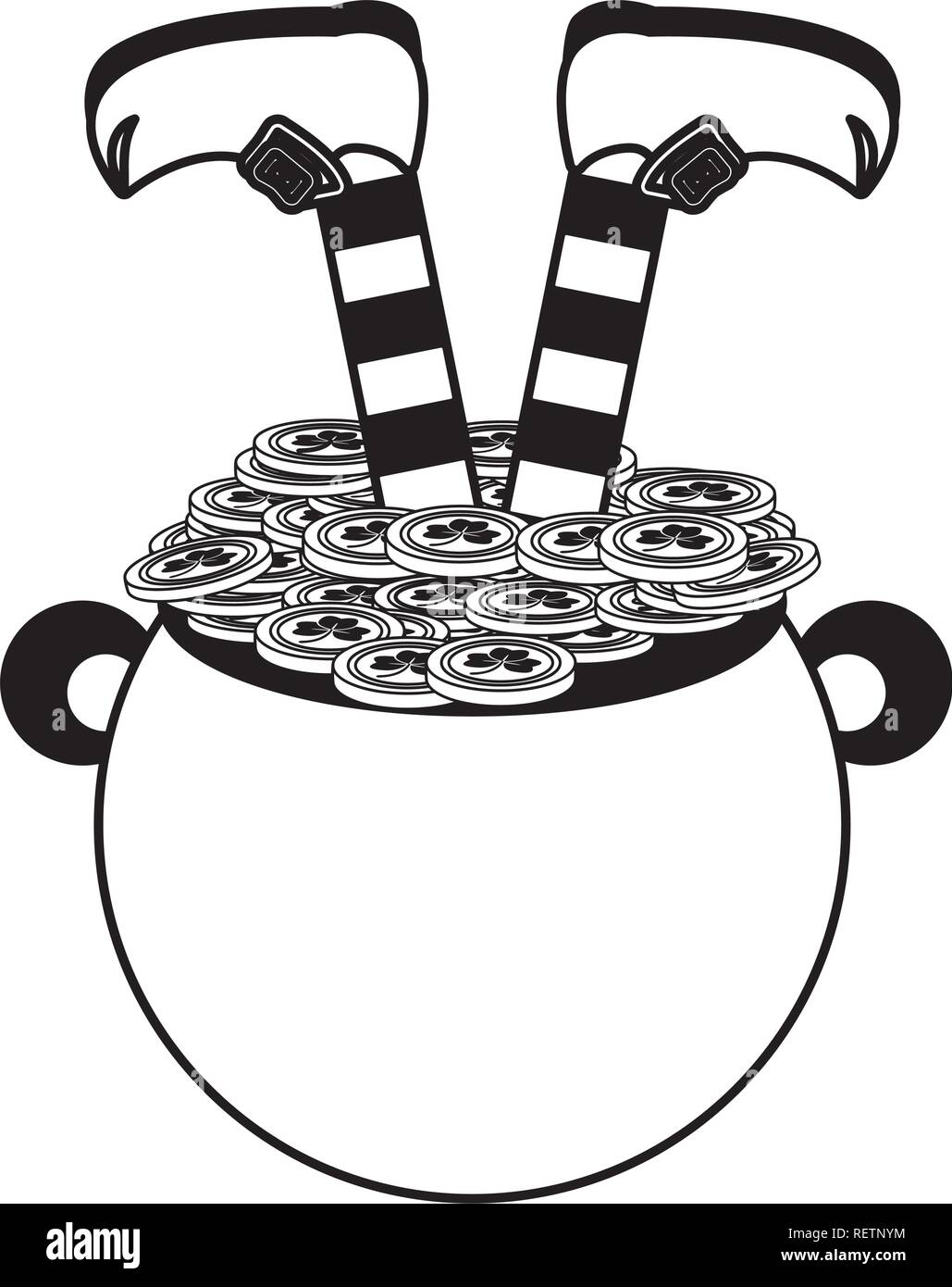 Day one green man Stock Vector Images - Alamy