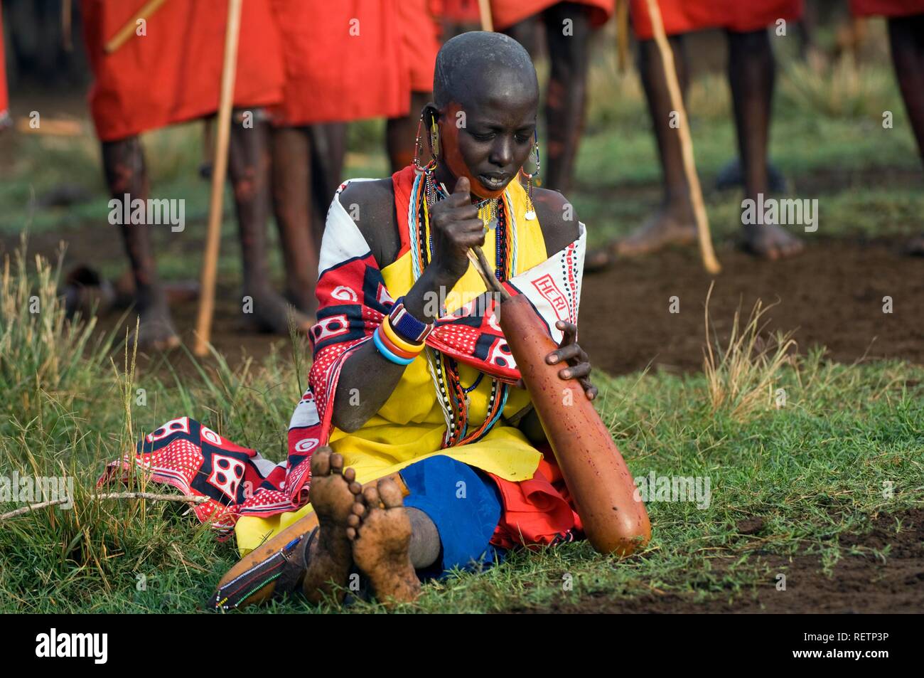 Milk containers masai hi-res stock photography and images - Alamy