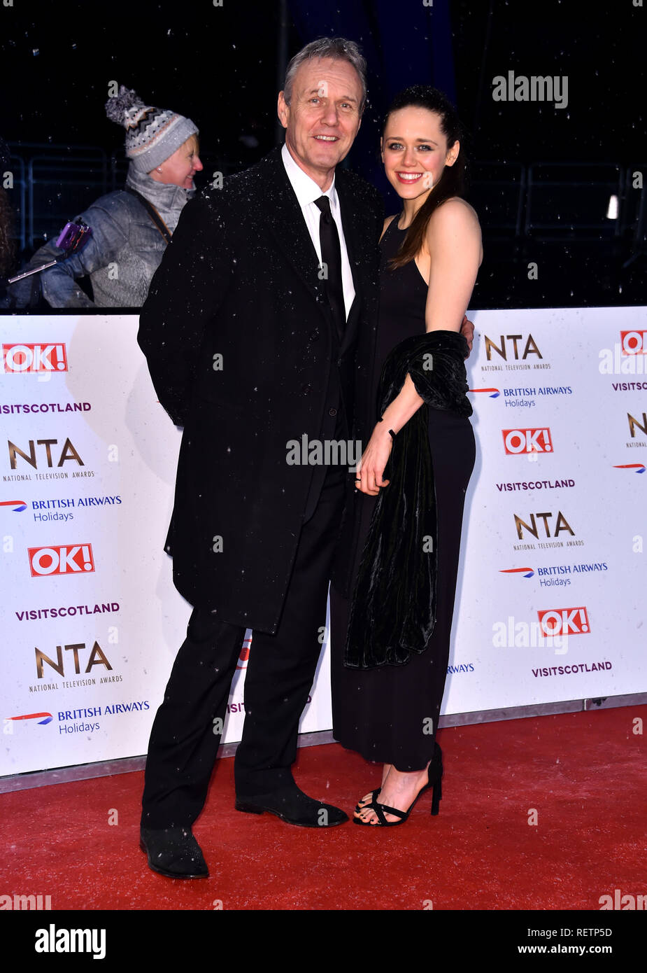 Anthony Head and Daisy Head attending the National Television Awards ...