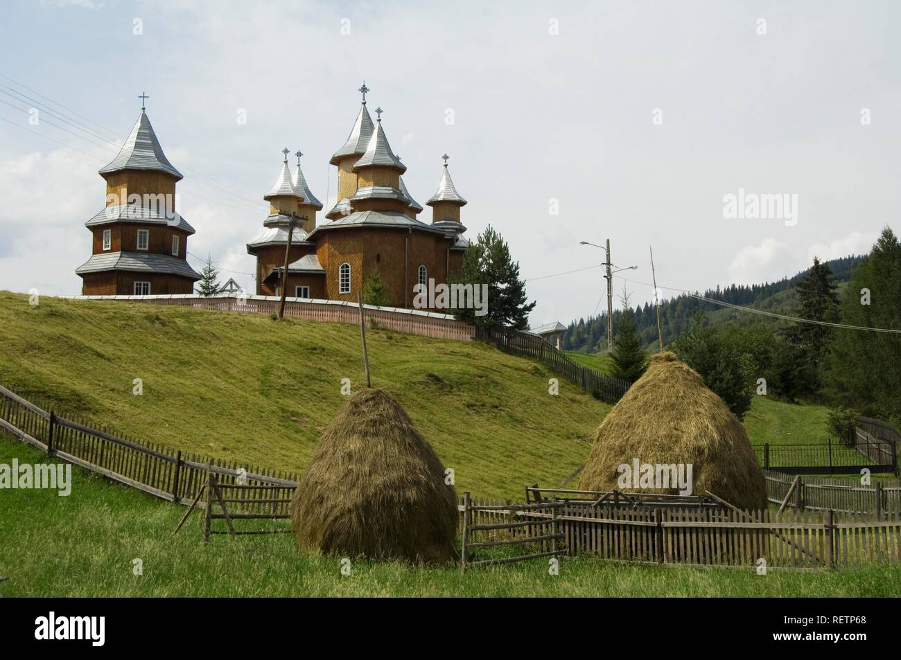 Orthodox church, Maramures, Romania Stock Photo - Alamy