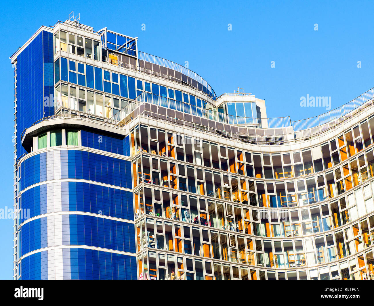 Falcon wharf facade hi-res stock photography and images - Alamy
