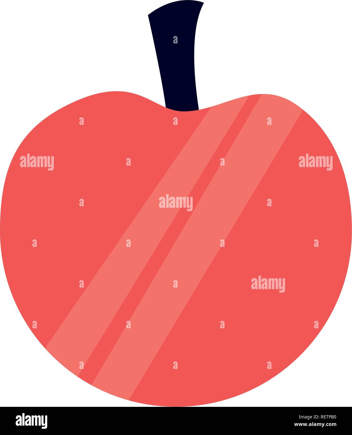 red apple fruit Stock Vector Image & Art - Alamy