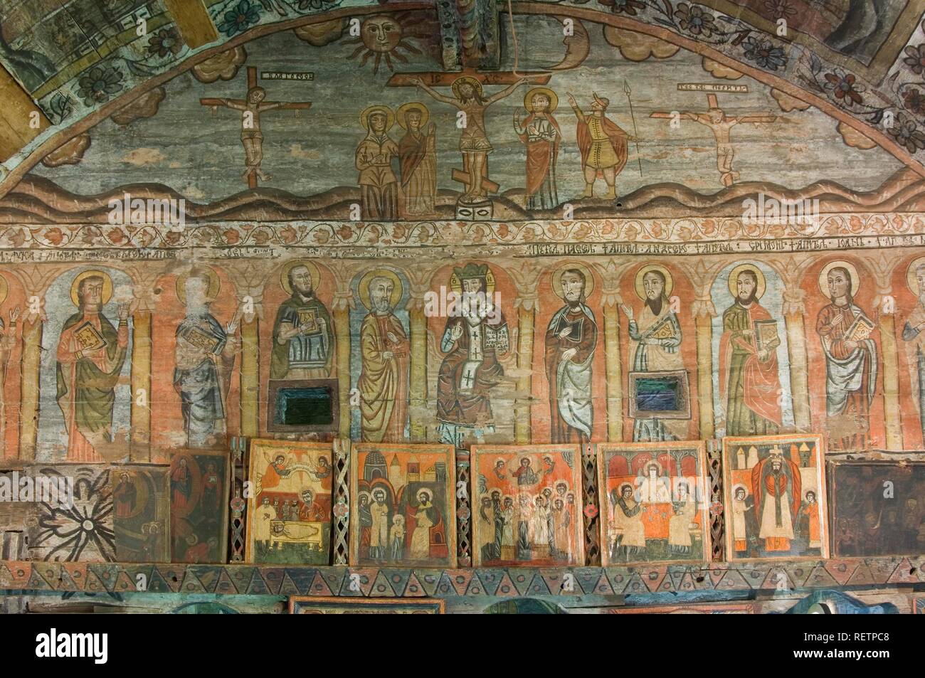 18th century icons, Wood Church of the Holy Archangels, Unesco World ...