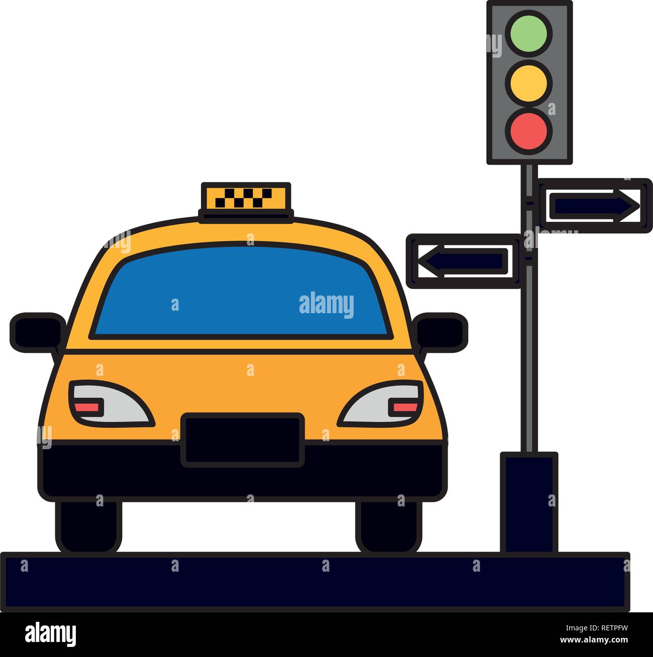 Parking And Direction Arrows Stock Vector Images - Alamy