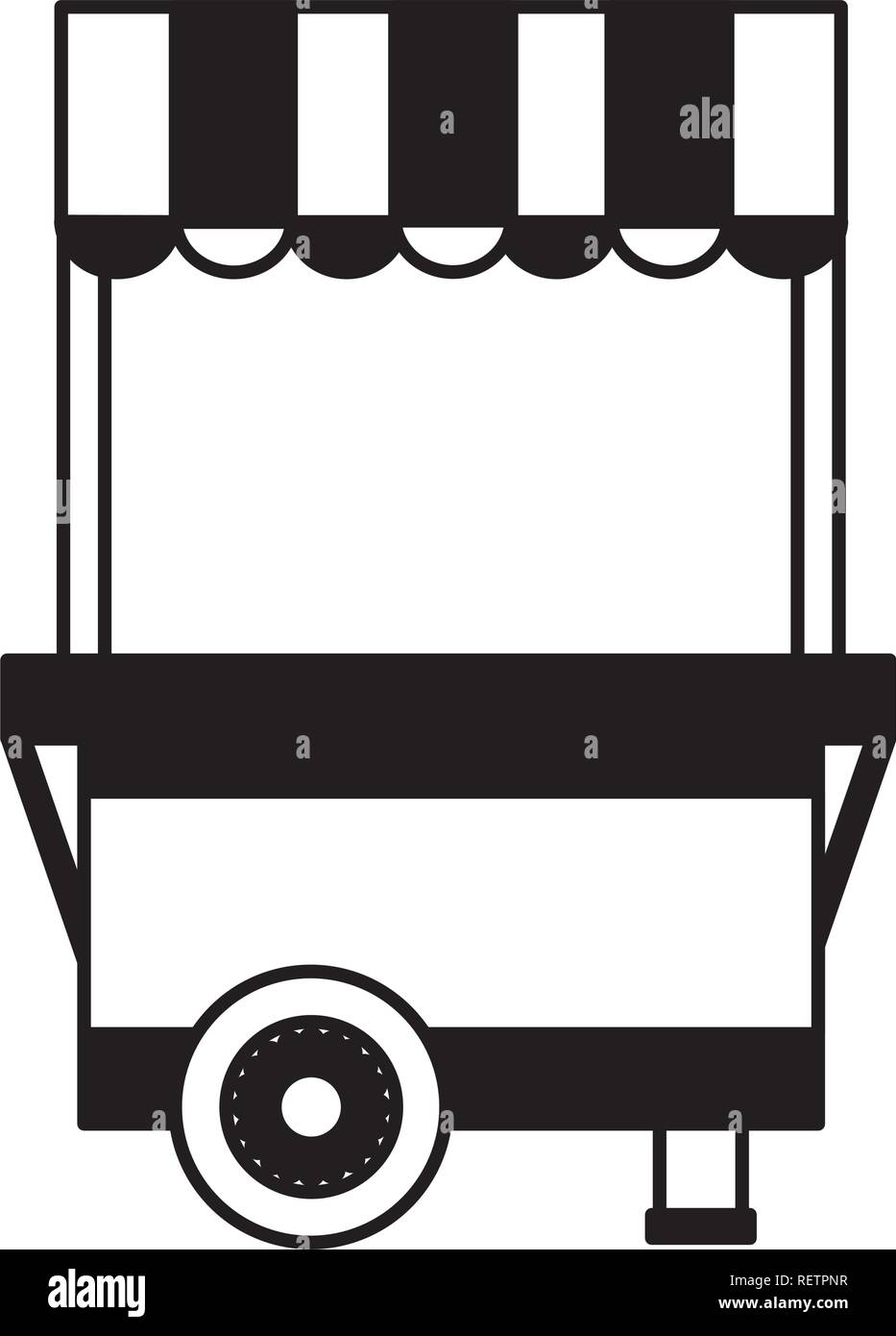 food booth on white background Stock Vector Image & Art - Alamy