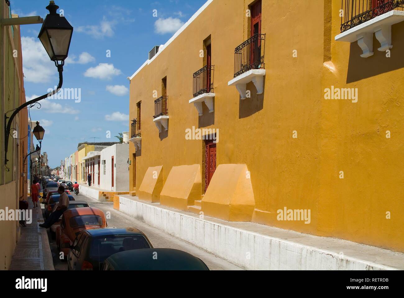 Historic town Campeche, Province of Campeche, Yucatan peninsula, Mexico ...