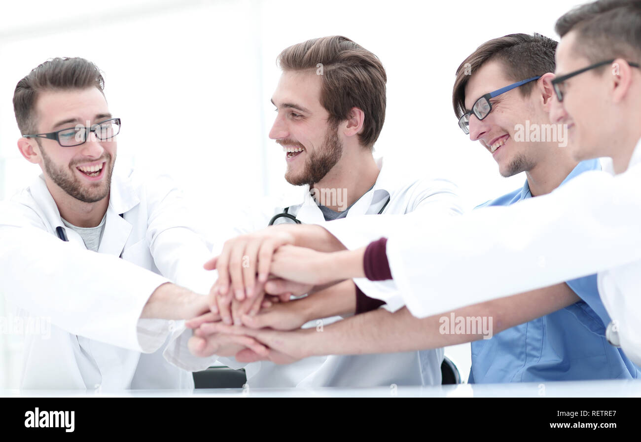 medical team showing their success Stock Photo - Alamy