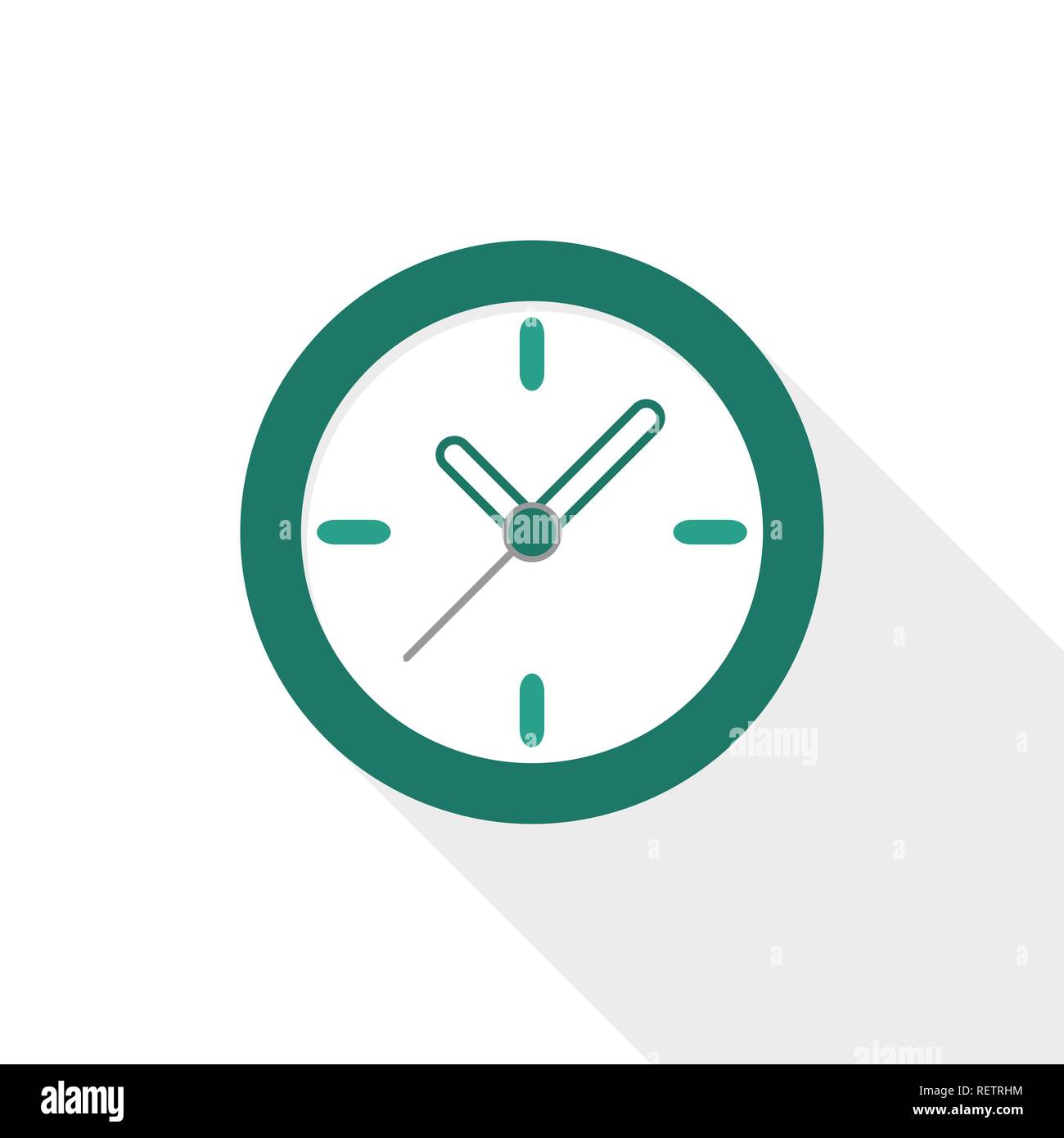 Flat design watch vector icon Stock Vector Image & Art - Alamy