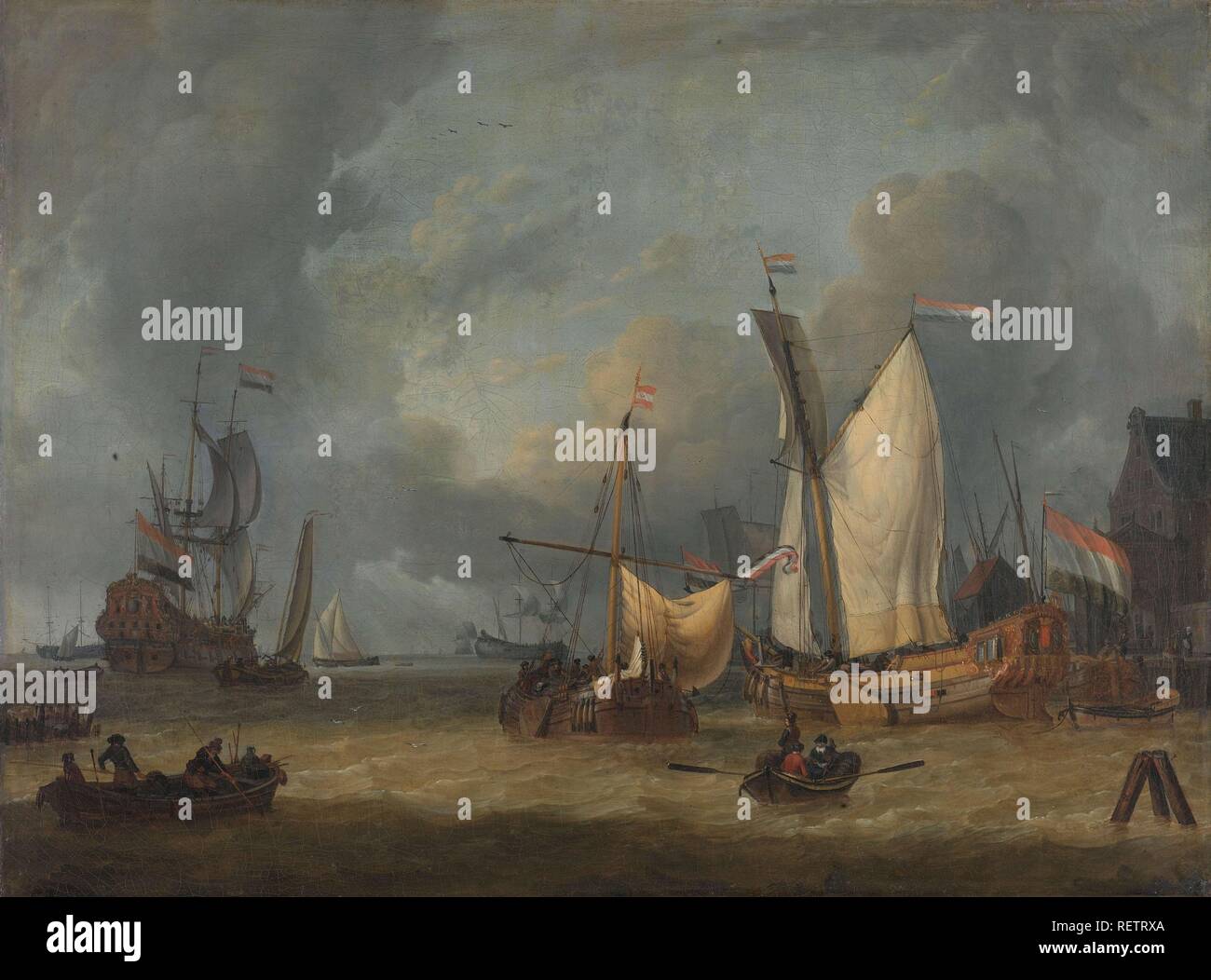 17th century harbor canvas hi-res stock photography and images - Alamy