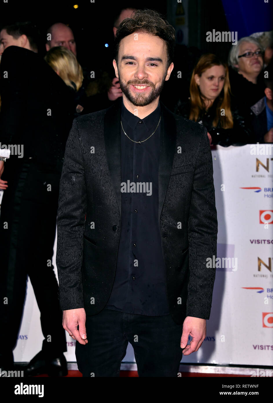 Jack P. Shepherd attending the National Television Awards 2019 held at ...