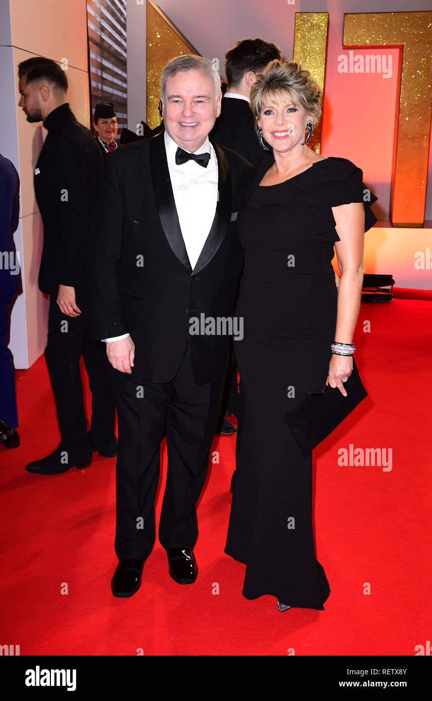 Eamonn Holmes and Ruth Langsford attending the National Television ...