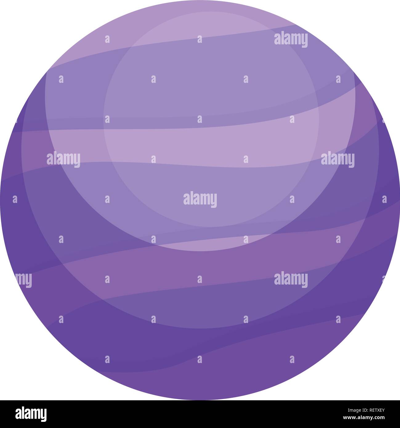 Neptune planet over white background, vector illustration Stock Vector ...