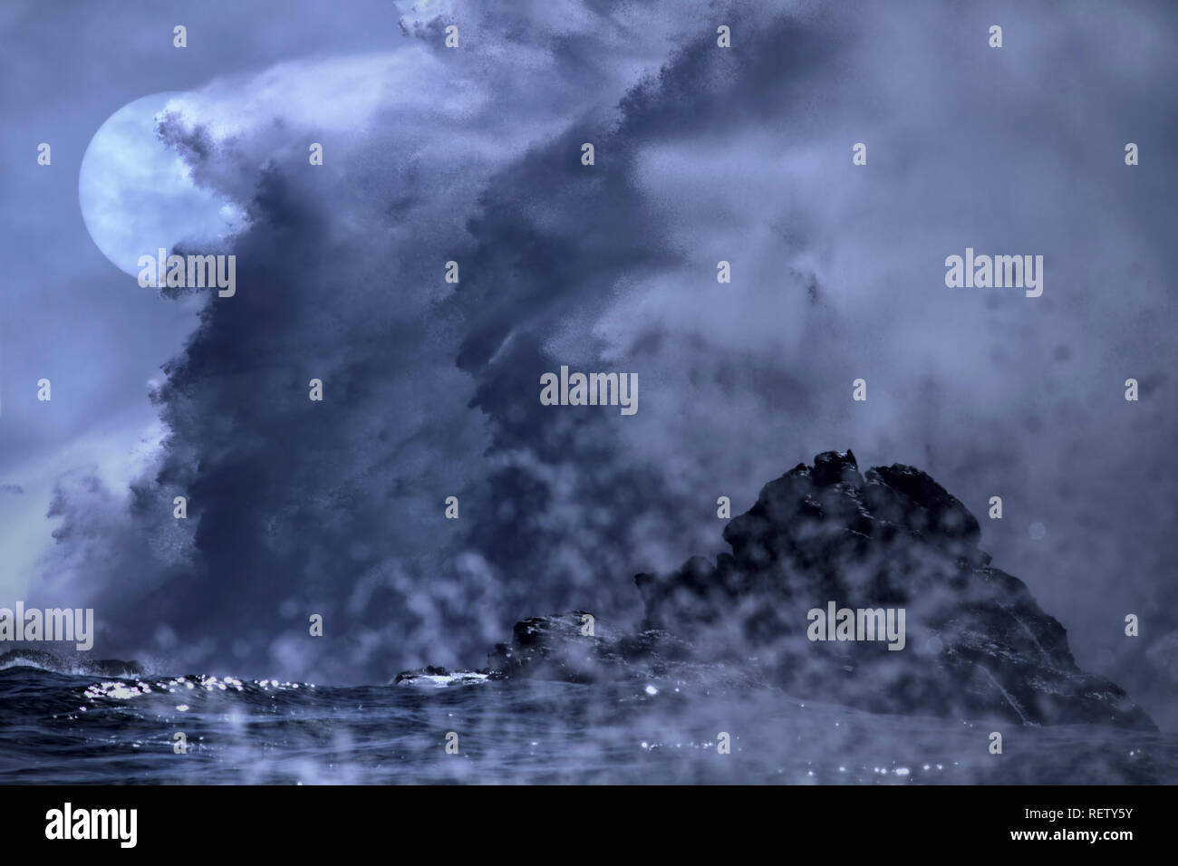 Scary waves hi-res stock photography and images - Alamy