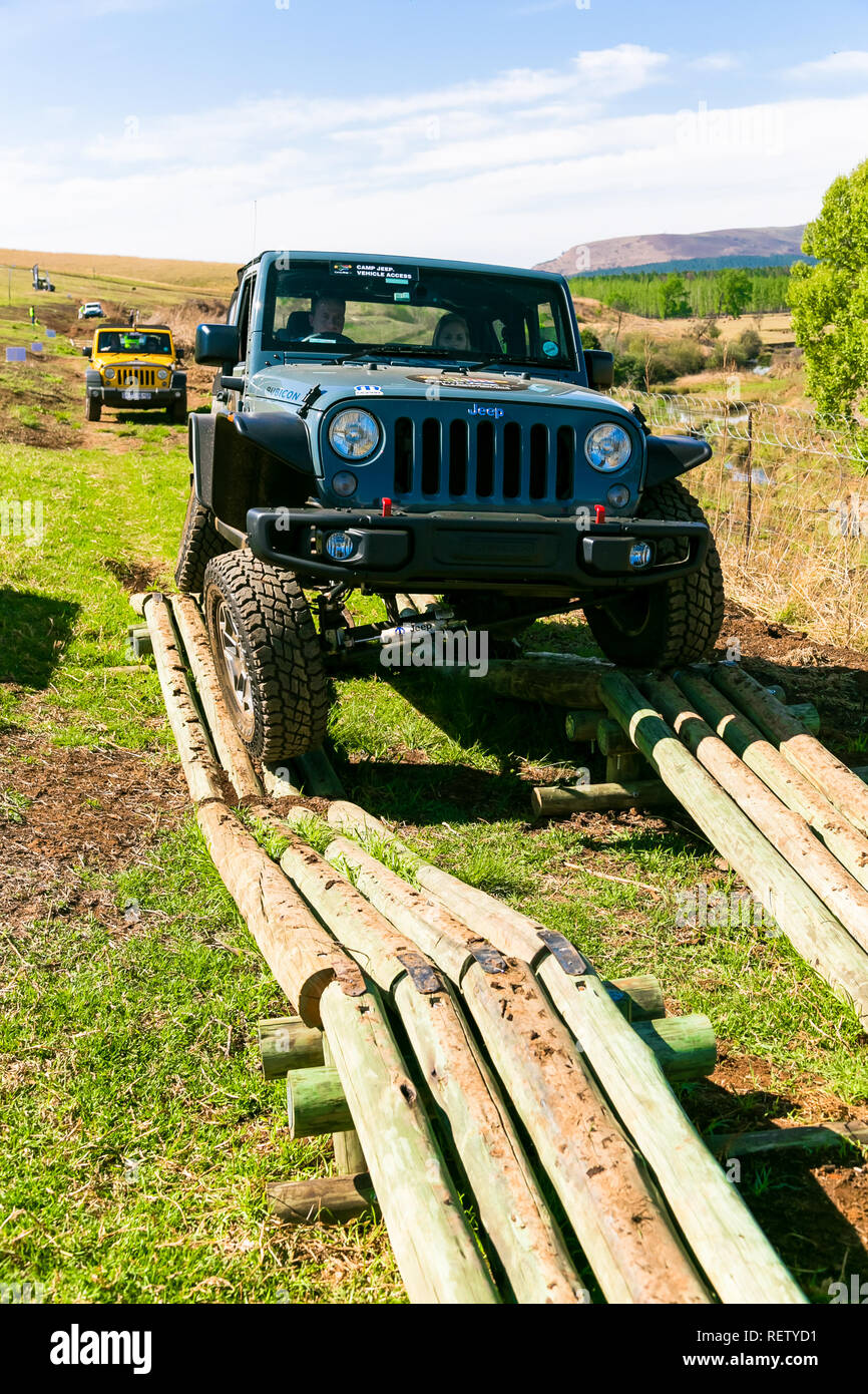 Harrismith, South Africa - October 02 2015: 4x4 Obstacle Driver ...