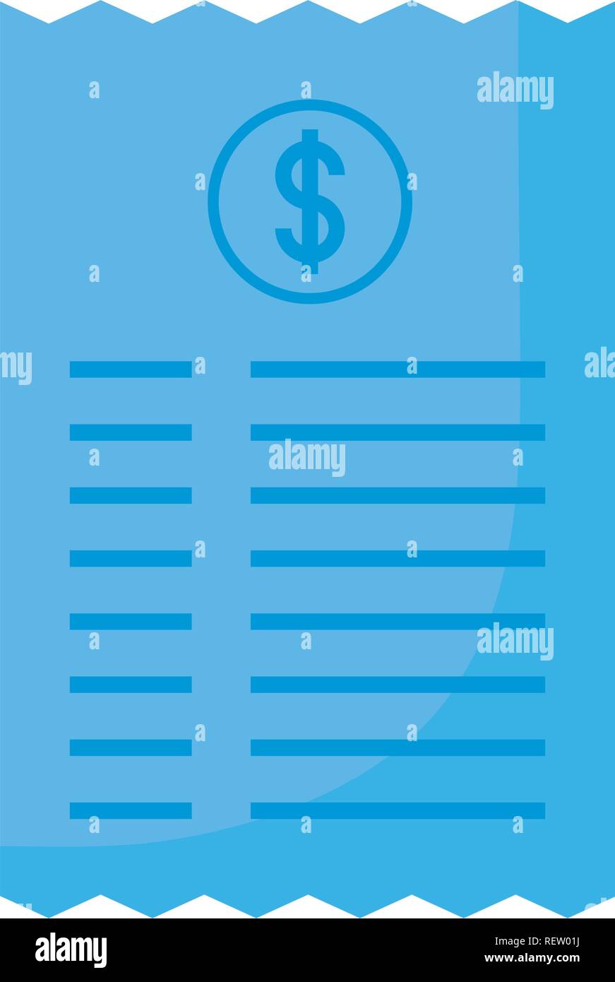 invoice icon over white background, vector illustration Stock Vector ...