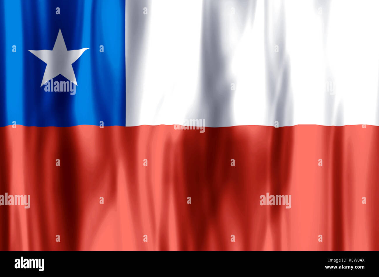 Chile stylish waving and closeup flag illustration. Perfect for ...