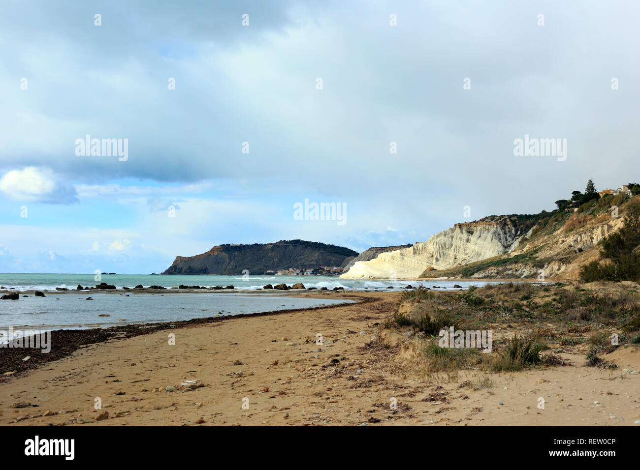 Sicily beach turkish steps hi-res stock photography and images - Alamy