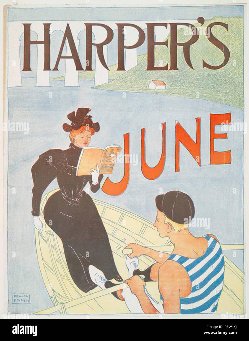 vintage magazine advertising and cover design Stock Photo - Alamy