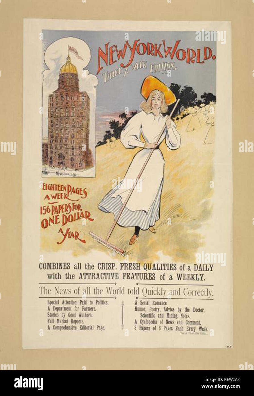 vintage magazine advertising and cover design Stock Photo - Alamy