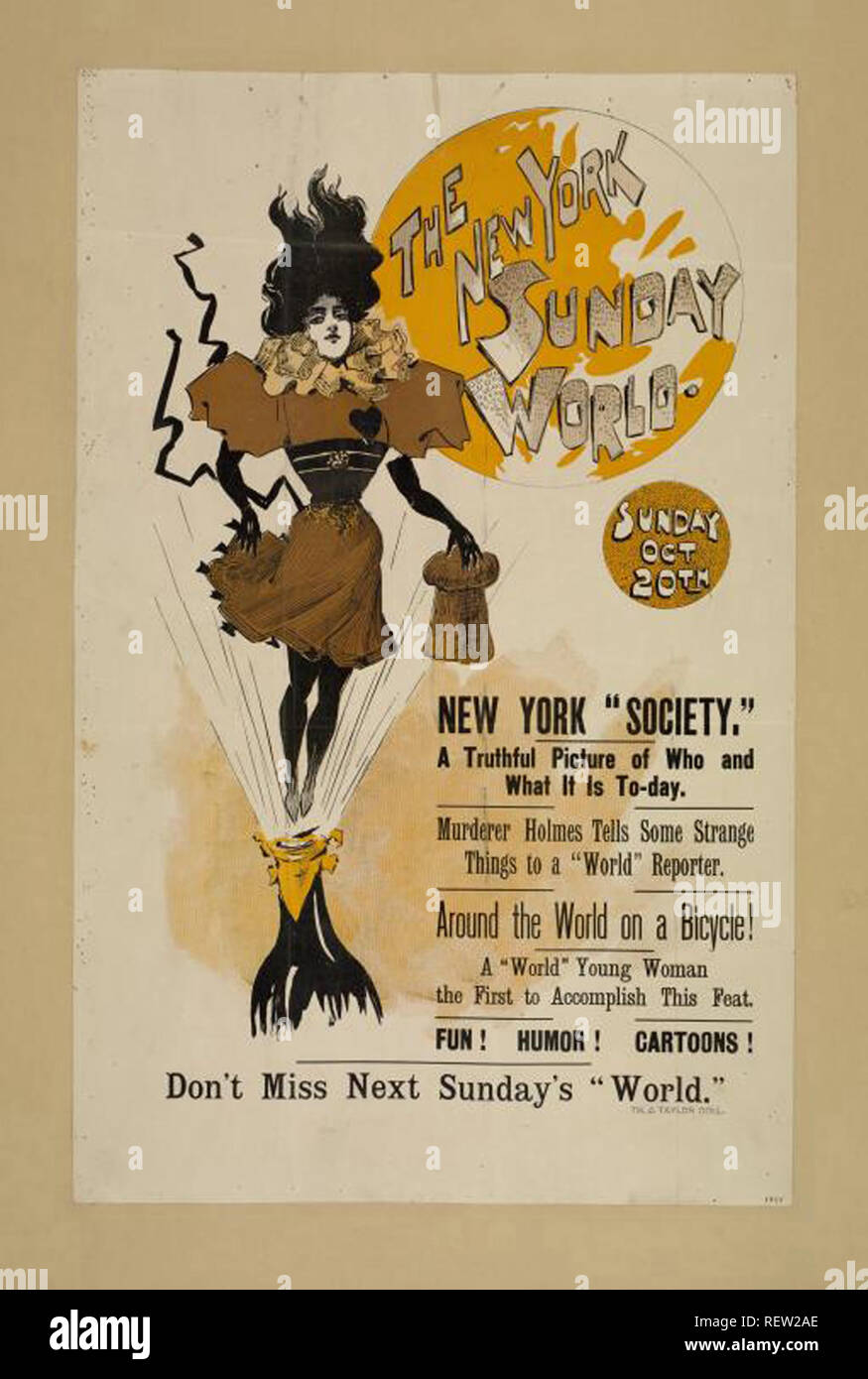 vintage magazine advertising and cover design Stock Photo - Alamy