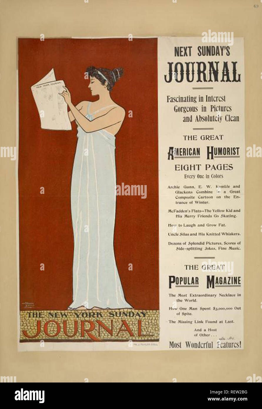 vintage magazine advertising and cover design Stock Photo - Alamy