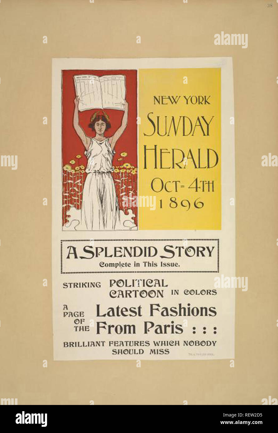 vintage magazine advertising and cover design Stock Photo - Alamy