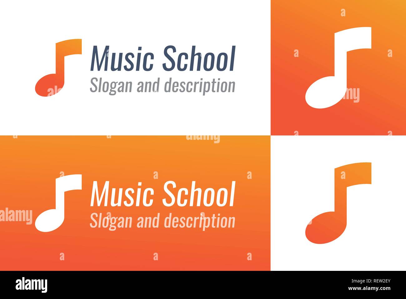 Logo musical Stock Vector Images - Alamy