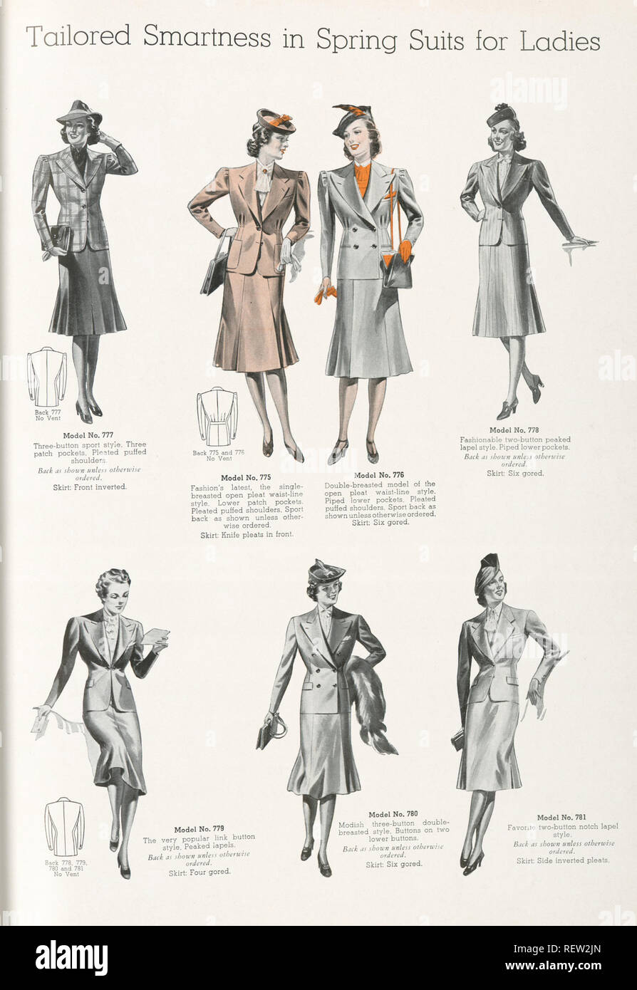 1940s fashion illustration hi-res stock photography and images - Alamy 1940s fashion illustration hi-res stock photography and images - Alamy