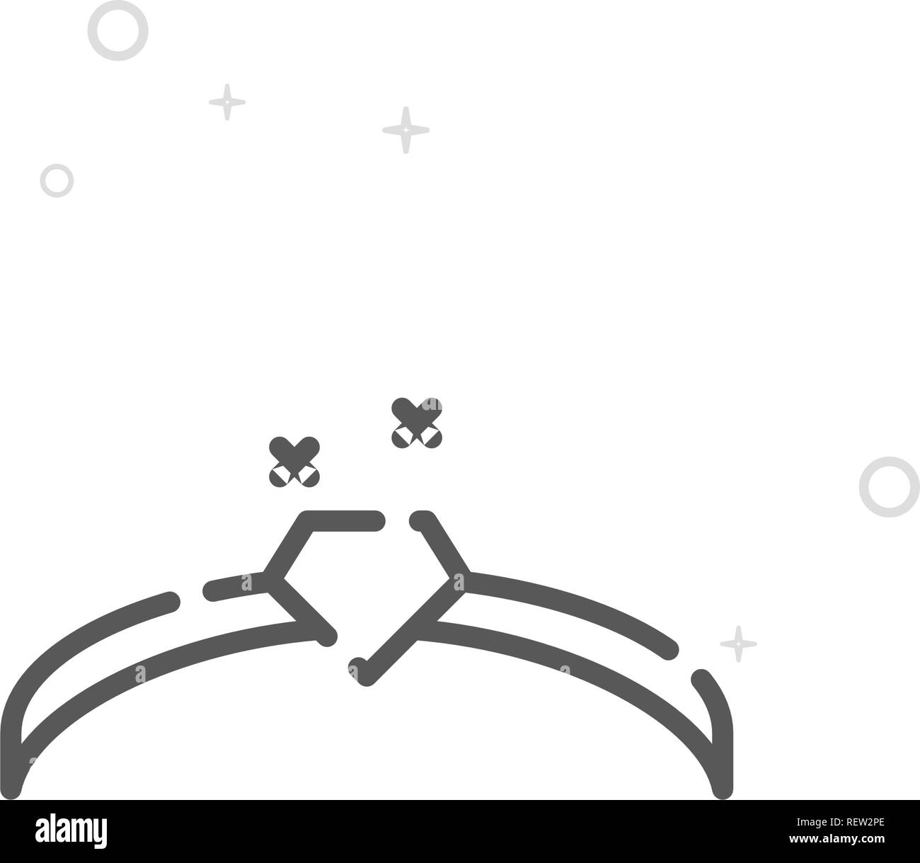 Diamond Tiara Vector Line Icon. Royal Diadem Symbol, Pictogram, Sign ...