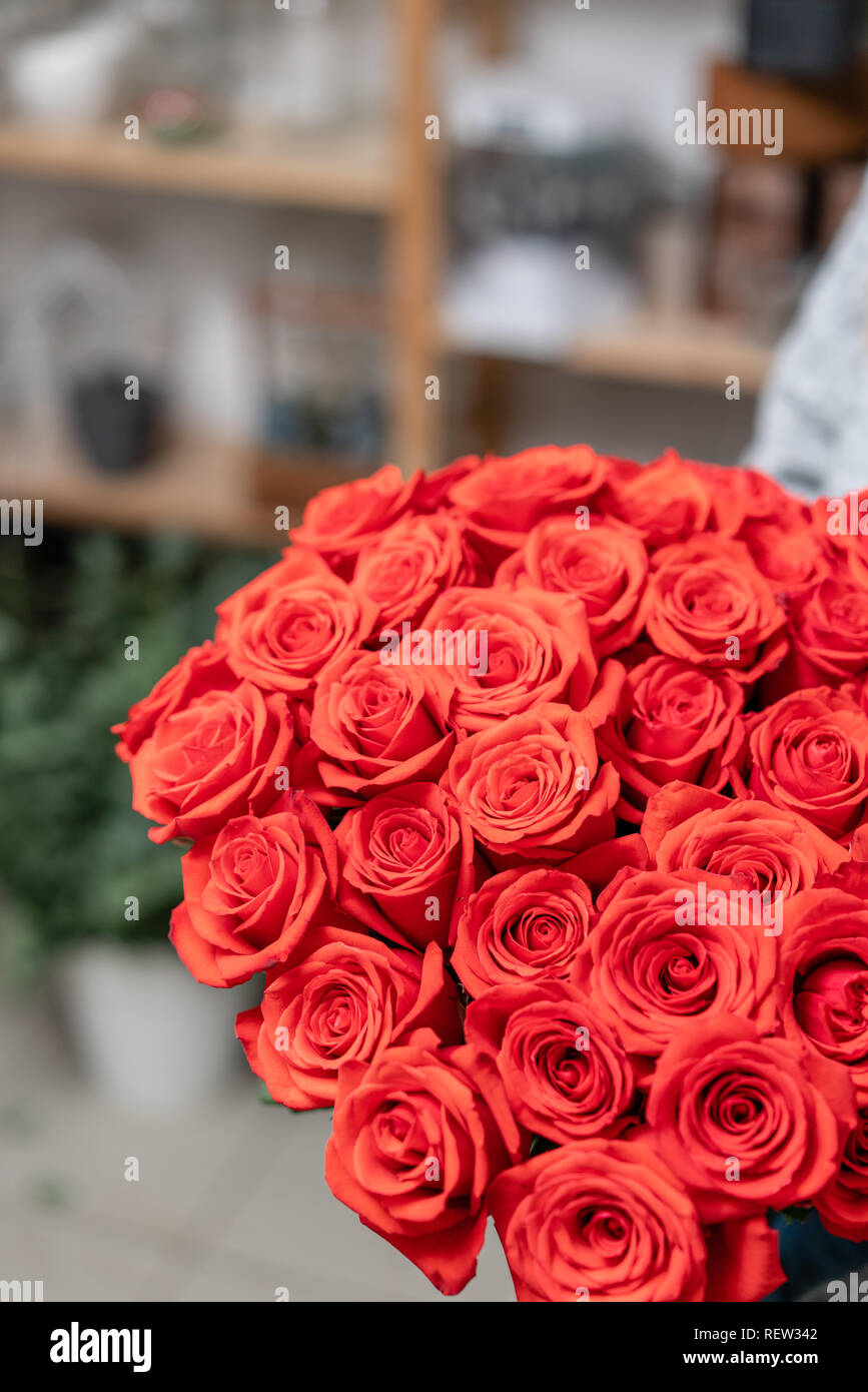 Bunch Of Red Flowers
