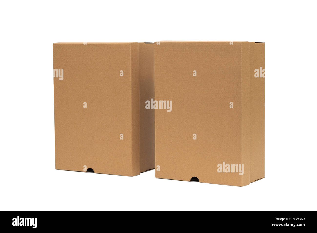 Brown cardboard shoes box with lid for shoe or sneaker product ...