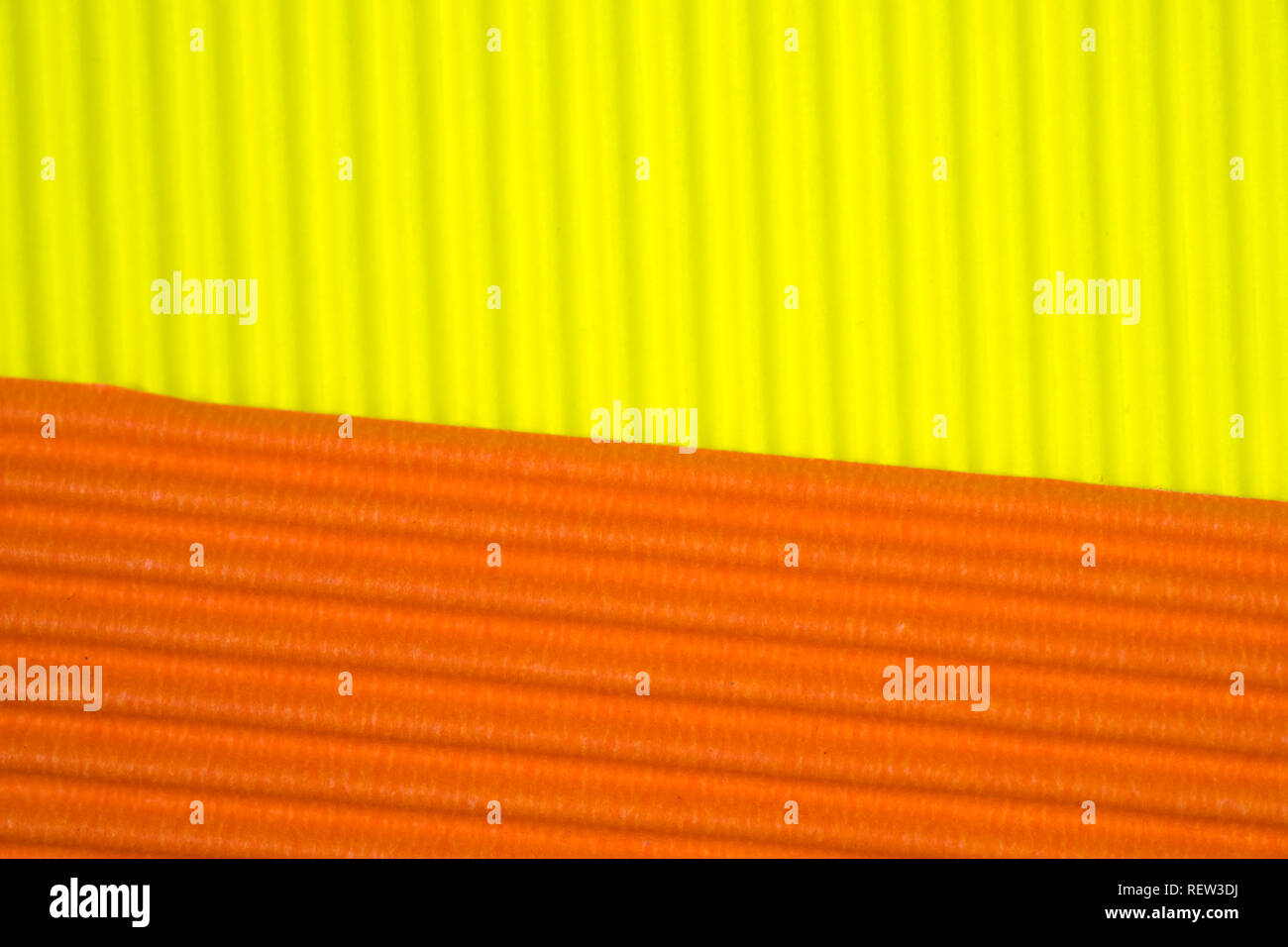 Yellow and orange corrugated paper texture, use for background. vivid ...