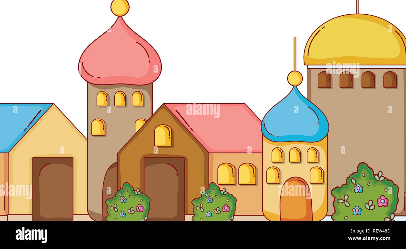 Adobe building architecture Stock Vector Images - Alamy