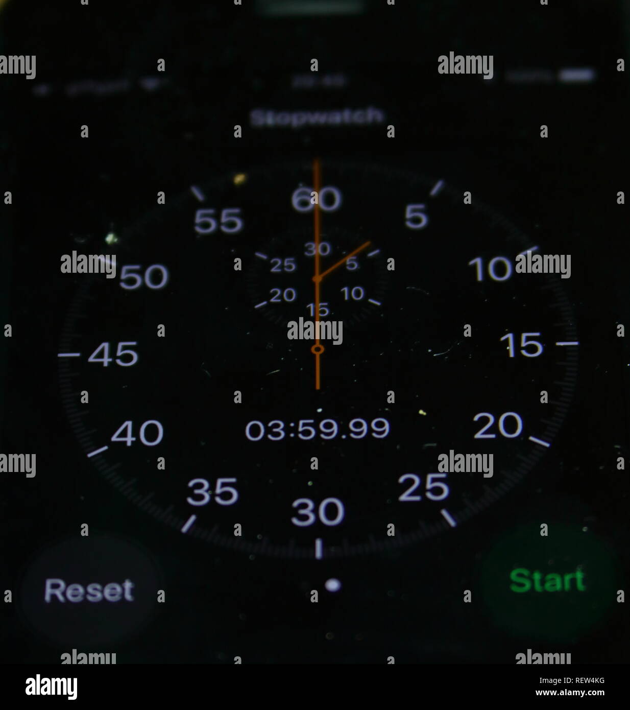 Black stopwatch hi-res stock photography and images - Alamy