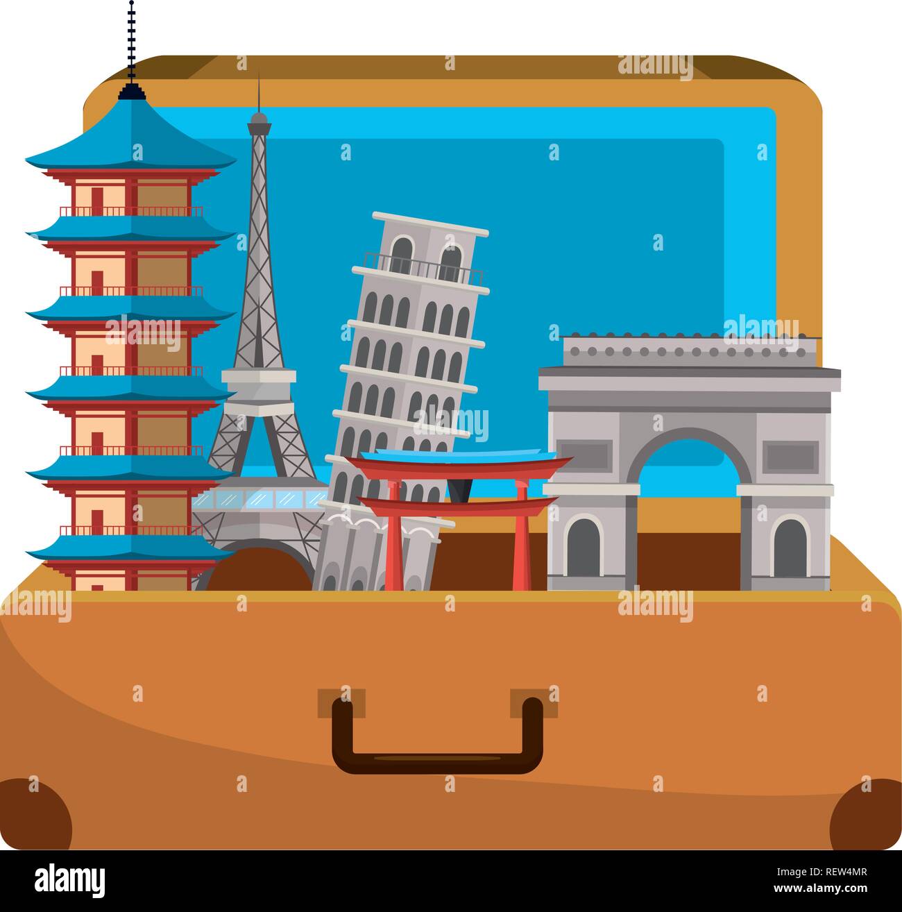 travel luggage cartoon Stock Vector Image & Art - Alamy