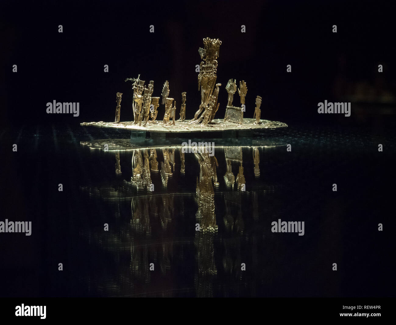 Bogota, Colombia - November 23, 2018: Interior of the Museum of Gold ...