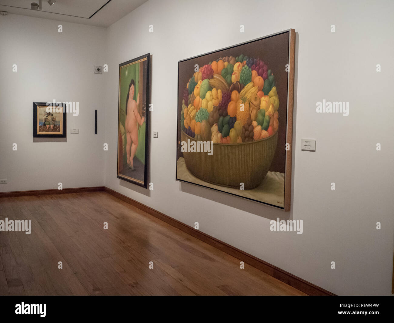 Bogota, Colombia - November 23, 2018: Interior of the Botero Museum ...