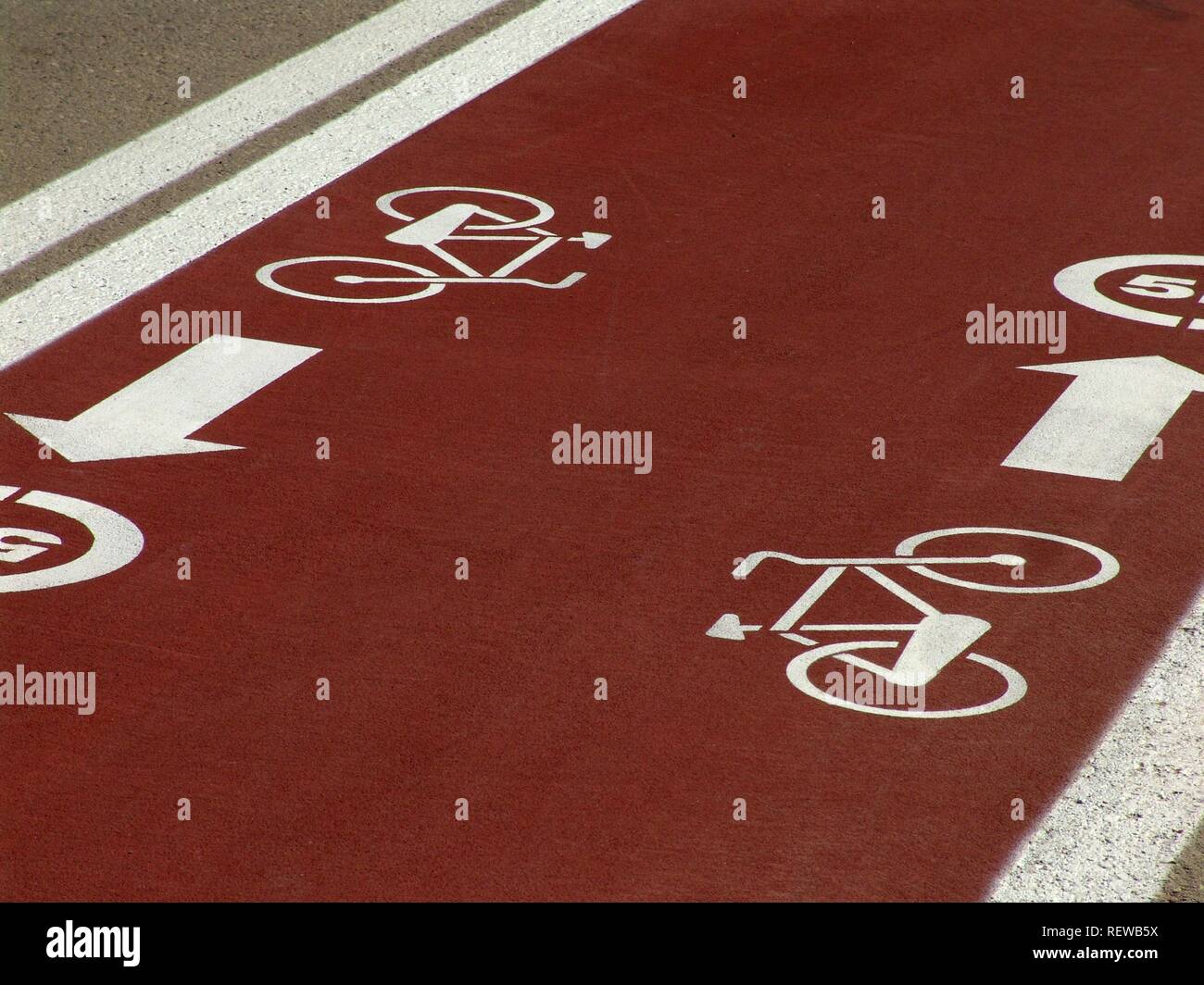 Safety zone markings hi-res stock photography and images - Alamy
