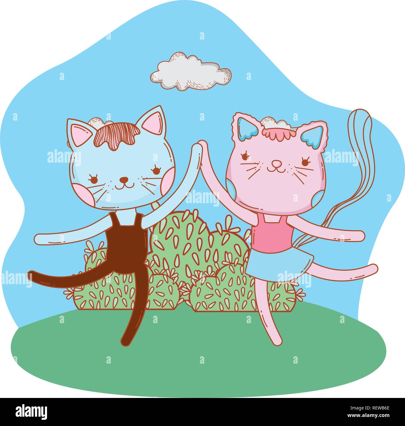 Dancing Cartoon Cat High Resolution Stock Photography and Images - Alamy