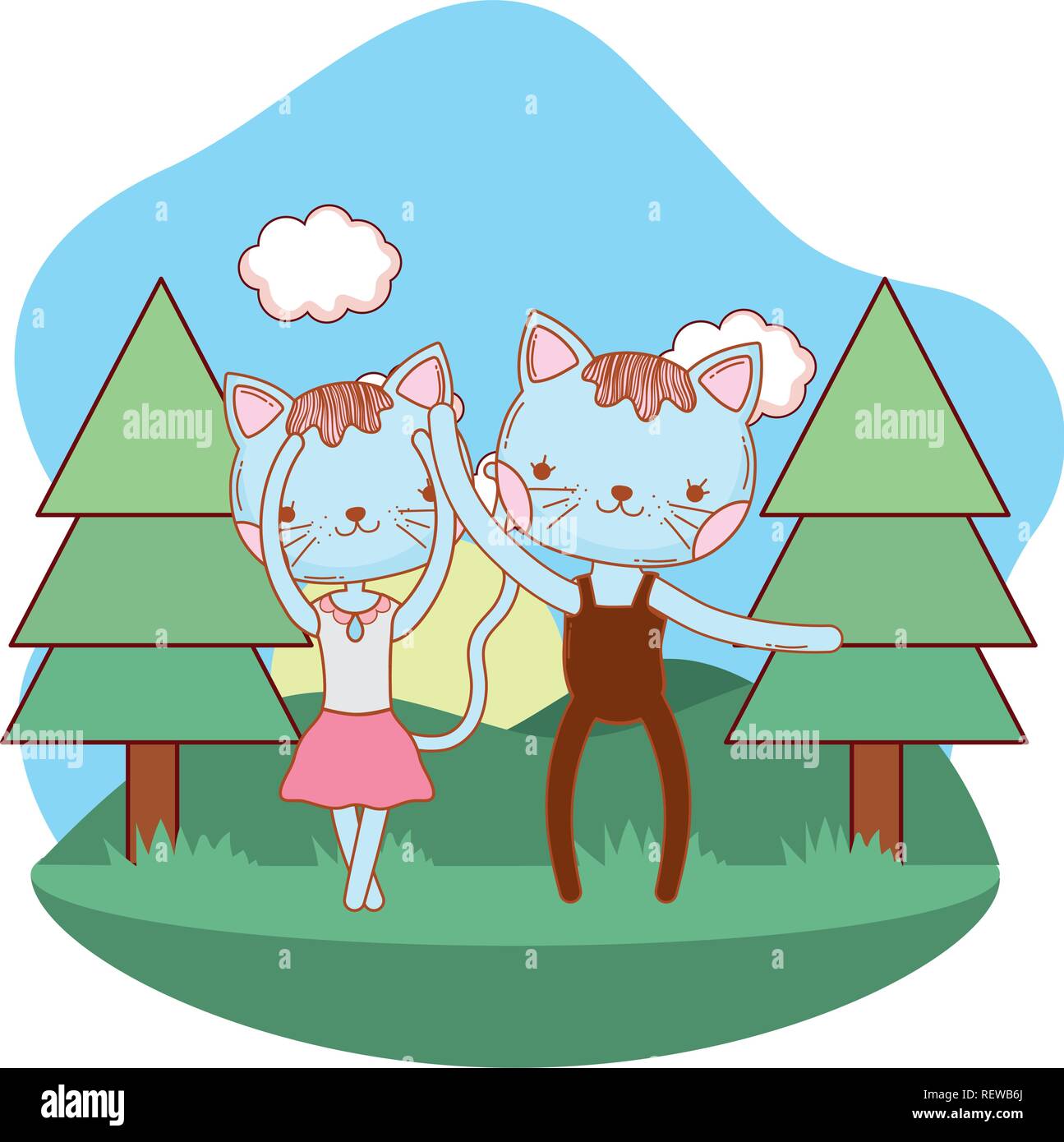 Dancing Cartoon Cat High Resolution Stock Photography and Images - Alamy