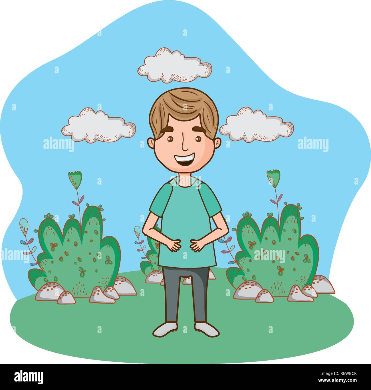 cat outdoors cartoon Stock Vector Image & Art - Alamy